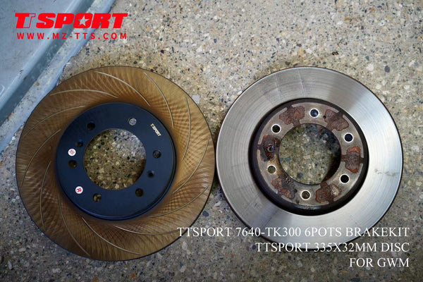 TT SPORT FRONT BIG BRAKE KIT (6 PISTON) FOR GWM TANK 300 - suit factor ...