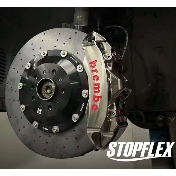 BREMBO front & rear GTR caliper with stopflex Full Carbon Ceramics(ccb ...