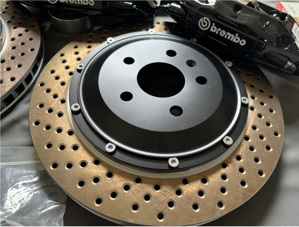 BREMBO FRONT BRAKE UPGRADE KIT FOR VW GOLF R MK7 /7.5 (18~19 INCH WHEE ...