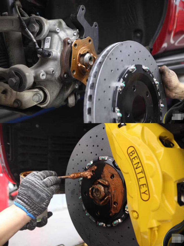 Akebono big brake kit for Bentley Bentayga Front 10 pots + Rear 4 pots ...