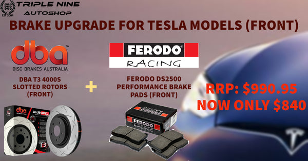 BRAKE UPGRADE FOR TESLA MODEL S (DBA+ FERODO DS2500) – 999 Automotive