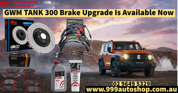 BRAKE UPGRADE COMBO FOR GWM TANK 300 (F & R) -- KPR 4wd BRAKE PADS + D ...