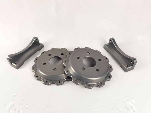 AP RACING BBK -CP9200 4POT CALIPER + 330MM ROTOR + GOODRIDGE BRAKE LIN ...