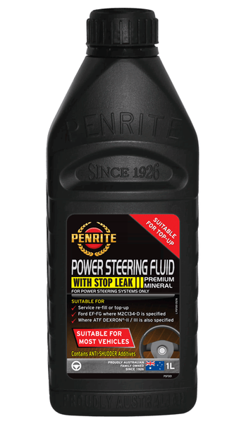 Penrite Power Steering Fluid & Stop Leak - 1 Litre – 999 Automotive