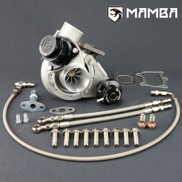 MAMBA Billet Turbocharger 2.35" TD04L-19T w/ 6cm T25 Housing & BOV / 1 ...